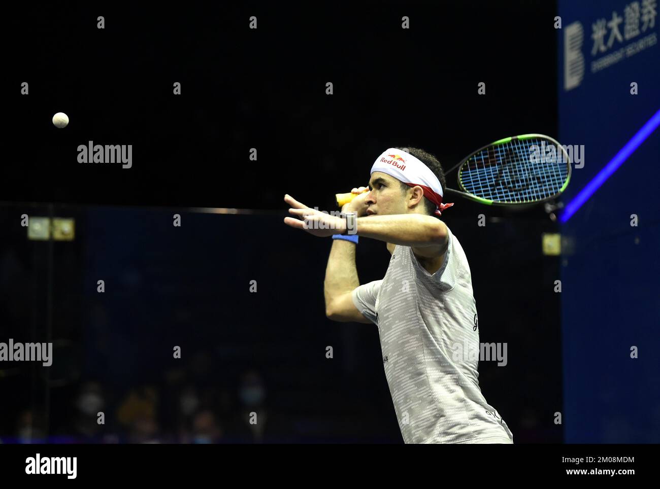 Egyptian professional squash player Mostafa Asal defeated squash player ...