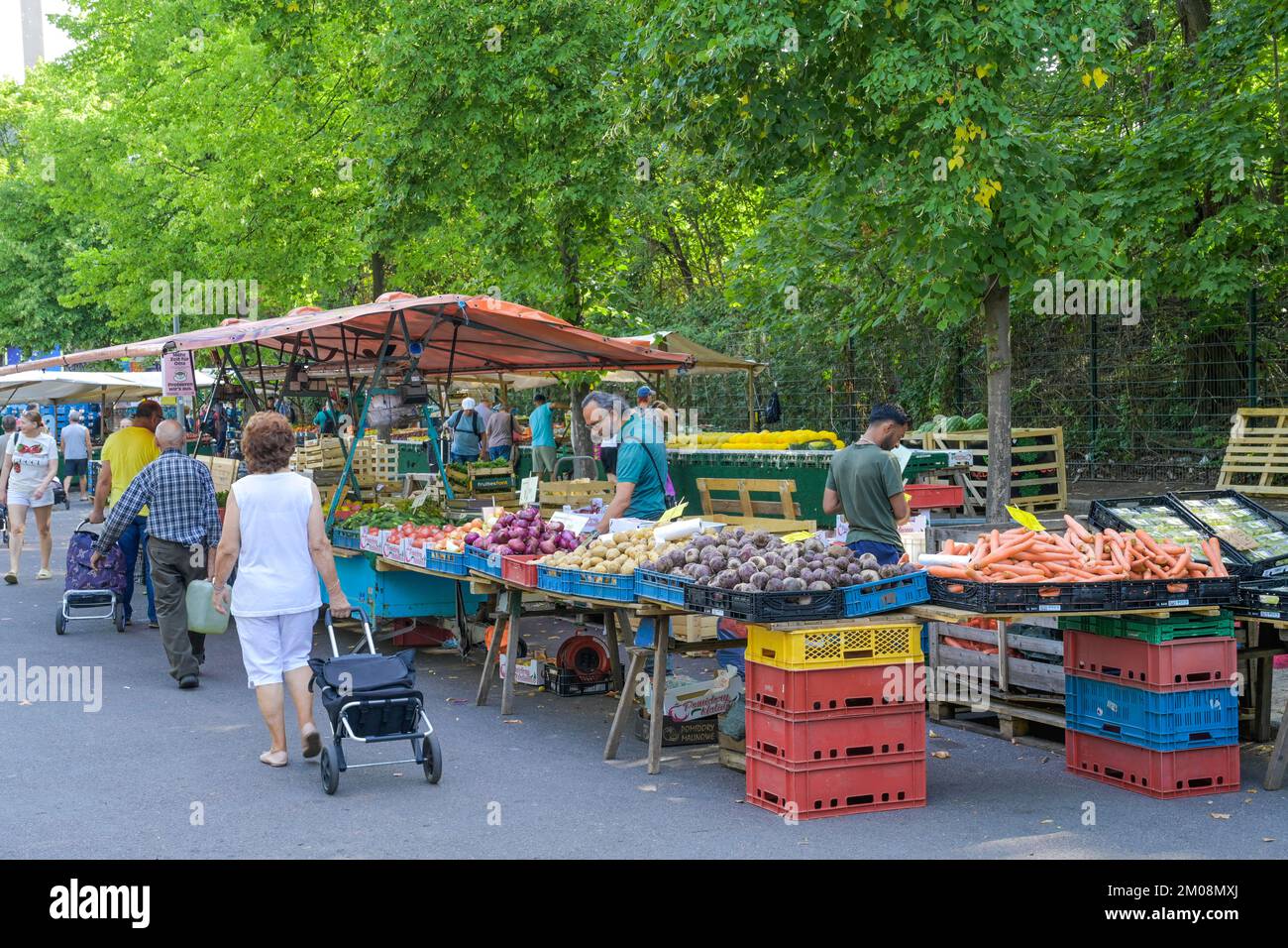 Wochenmarkt Crellestraße, Schöneberg, Tempelhof-Schöneberg, Berlin ...