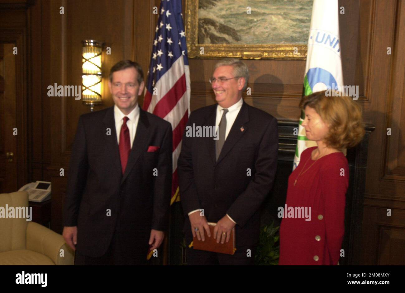 Mike Leavitt swearing-in ceremony , Environmental Protection Agency ...