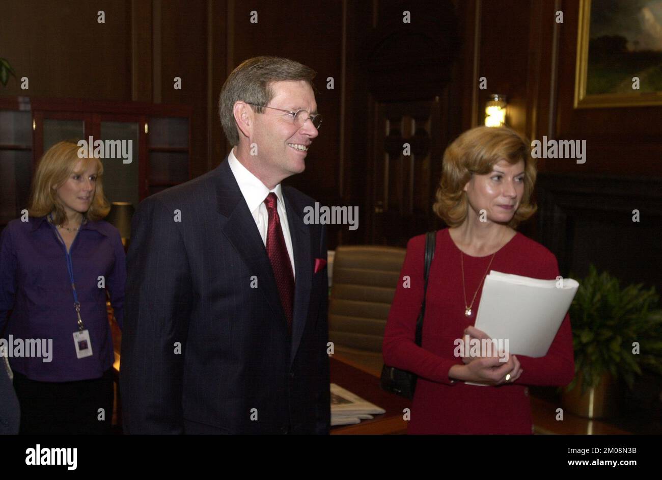 Mike Leavitt swearing-in ceremony , Environmental Protection Agency ...