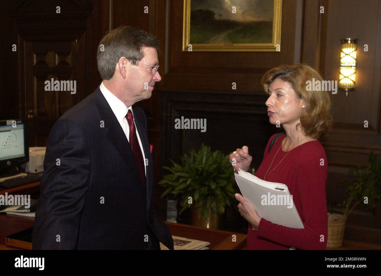 Mike Leavitt swearing-in ceremony , Environmental Protection Agency ...