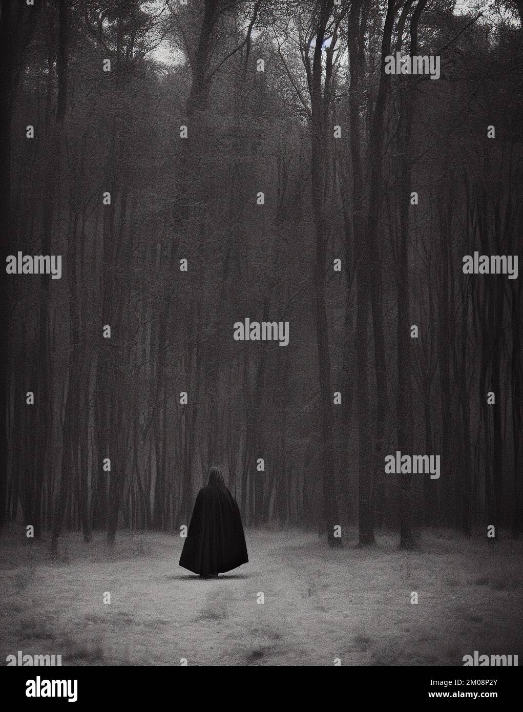 Lady in black cloak hi-res stock photography and images - Alamy
