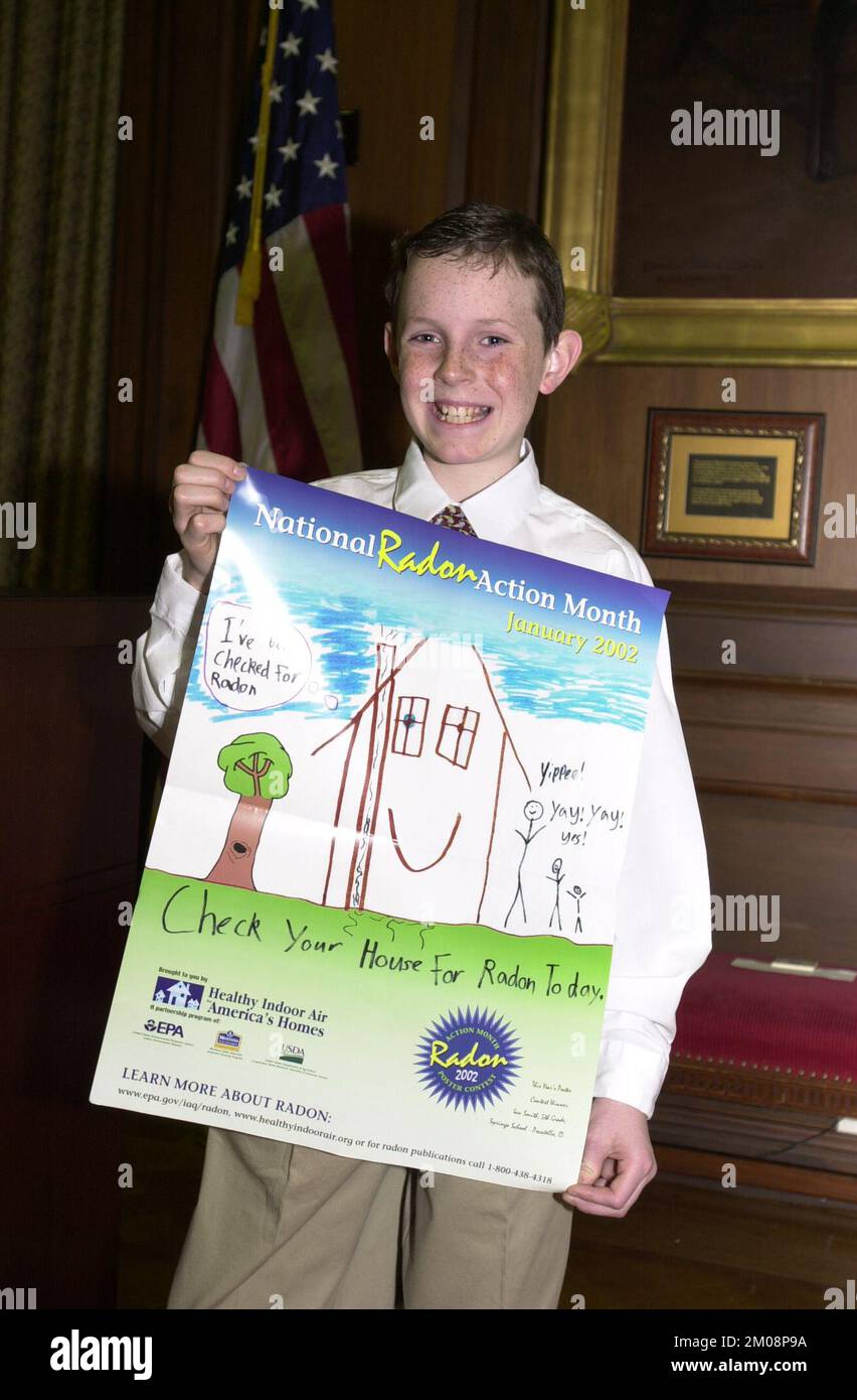 Administrator Christine Todd Whitman Rewards RADON Action Month poster ...