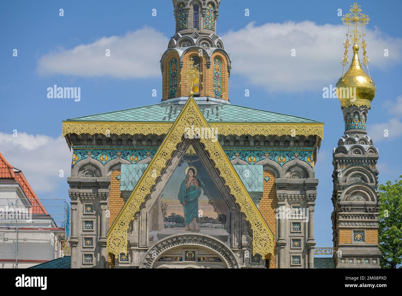 Russische Orthodoxe Kirche der heiligen Maria Magdalena, Mathildenhöhe, Darmstadt, Hessen ...