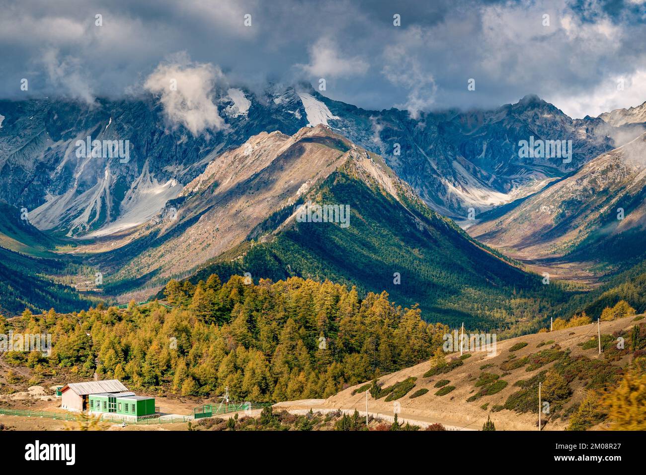 Snow Mountains in Yunnan China Stock Photo - Alamy