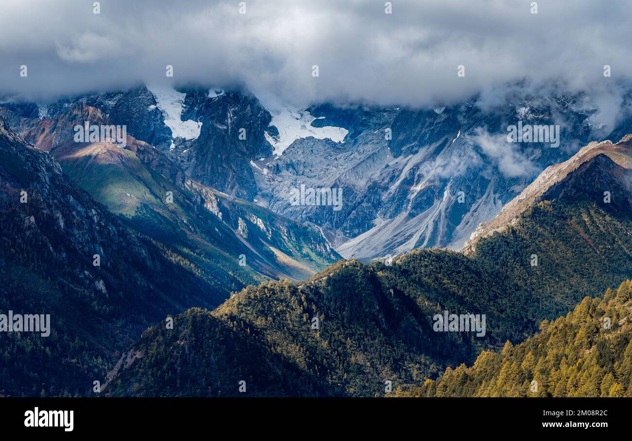 Snow Mountains in Yunnan China Stock Photo - Alamy