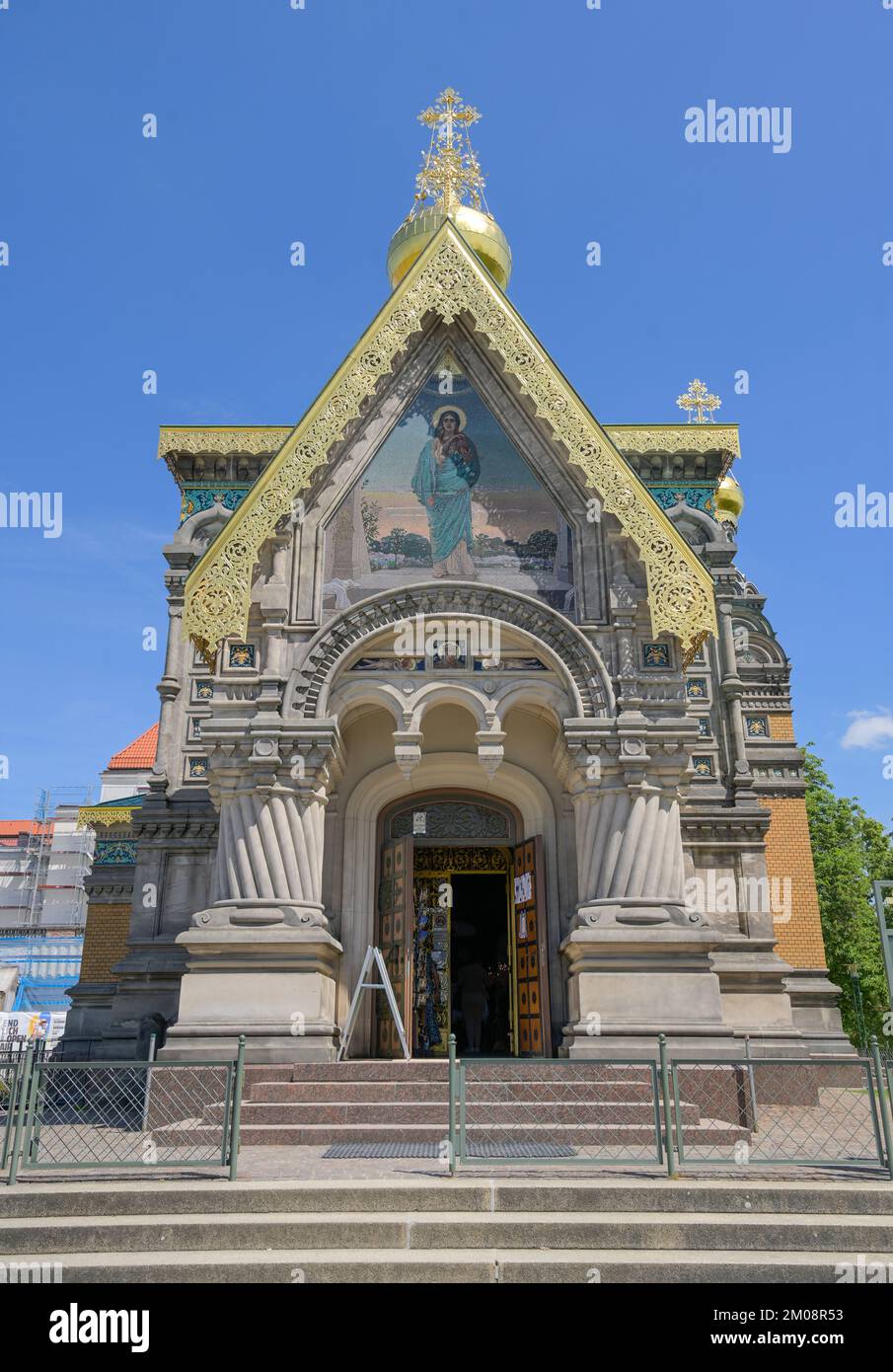 Russische Orthodoxe Kirche der heiligen Maria Magdalena, Mathildenhöhe, Darmstadt, Hessen ...