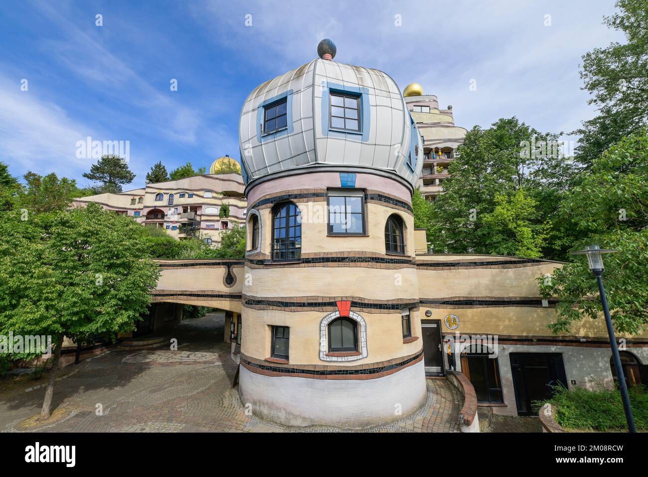 Wohnanlage Waldspirale von Friedensreich Hundertwasser ...