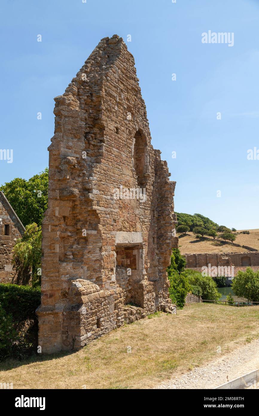 Abbotsbury Abbey ruins, Dorset, England Stock Photo - Alamy