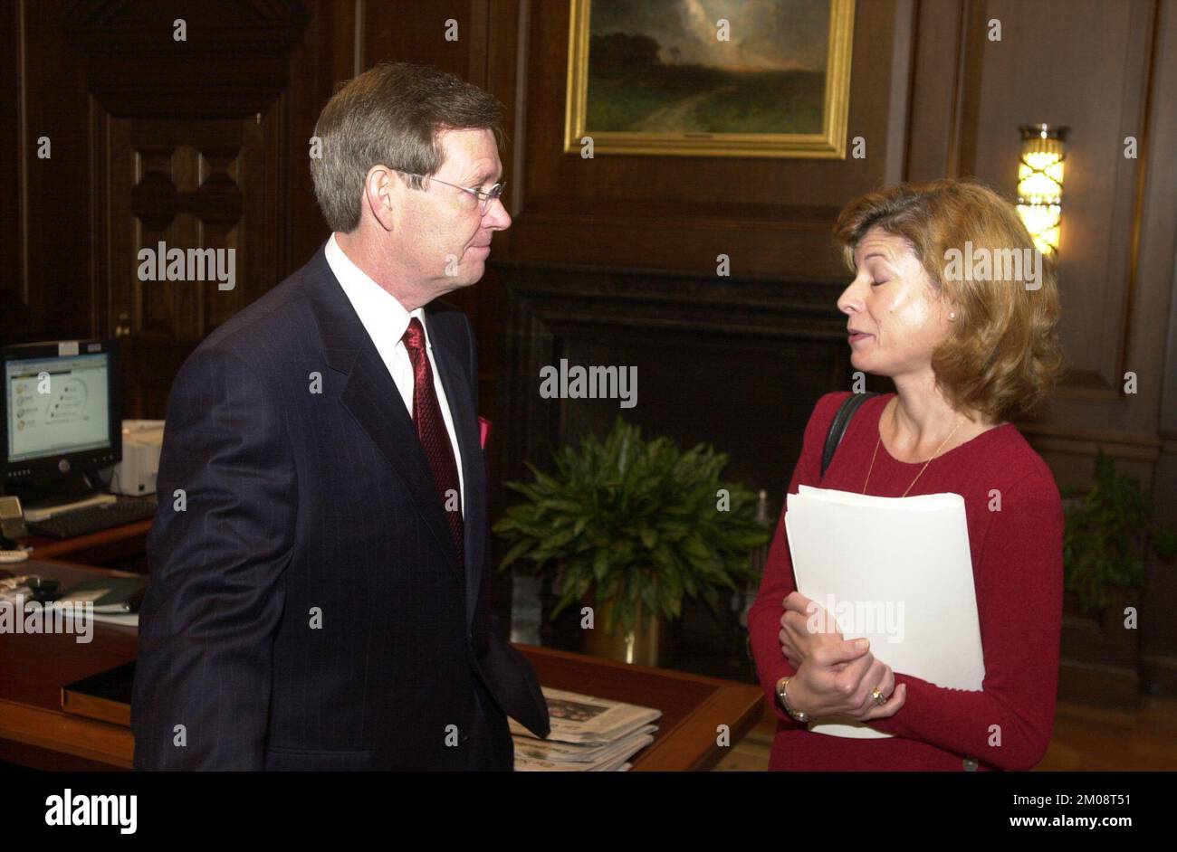 Mike Leavitt swearing-in ceremony , Environmental Protection Agency ...