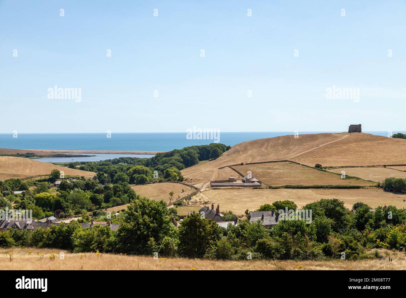The Village of Abbotsbury and St Catherine's Chapel from the South ...