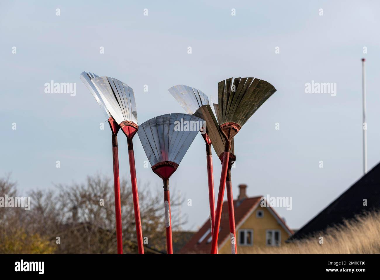 Fire pats, fire pats, simple fire-fighting equipment, Mandø Island ...