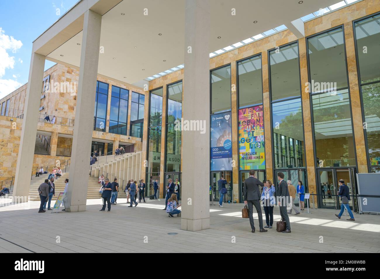 RheinMain CongressCenter RMCC, Friedrich-Ebert-Allee, Wiesbaden, Hessen, Deutschland Stock Photo ...