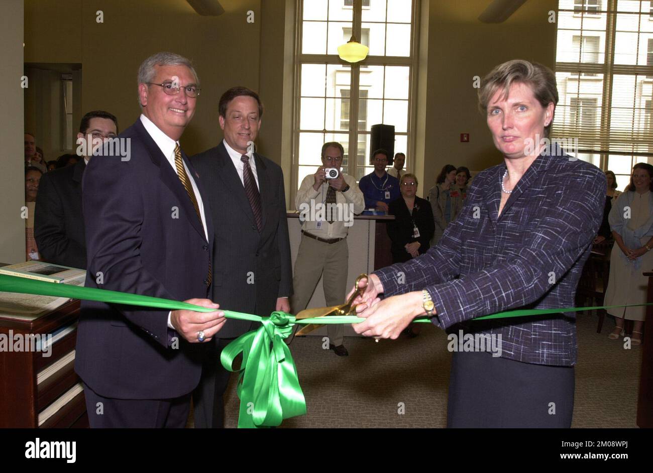 AA OEI Kim Nelson at EPA HQ New Library Opening, Ribbon cutting ...