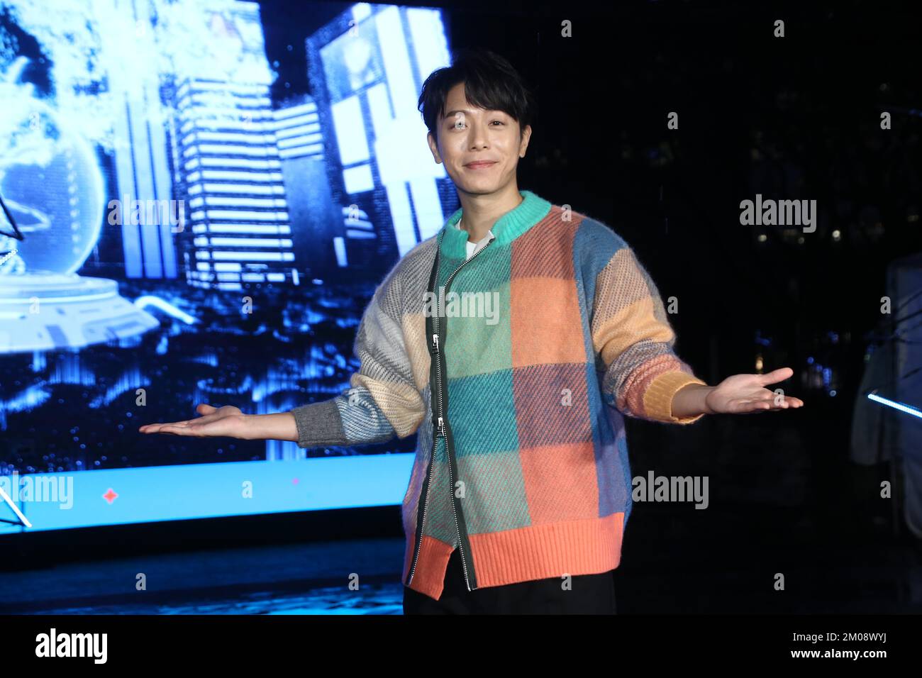 Taiwanese Mandopop and folk-rock singer-songwriter William Wei attended ...