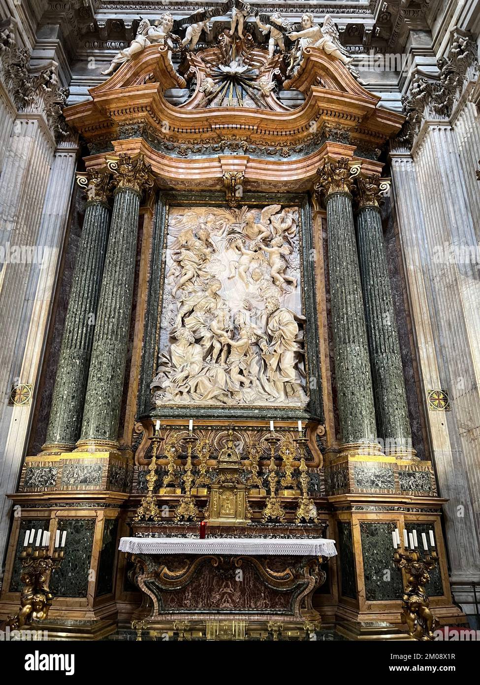 High altar in baroque church hi-res stock photography and images - Alamy