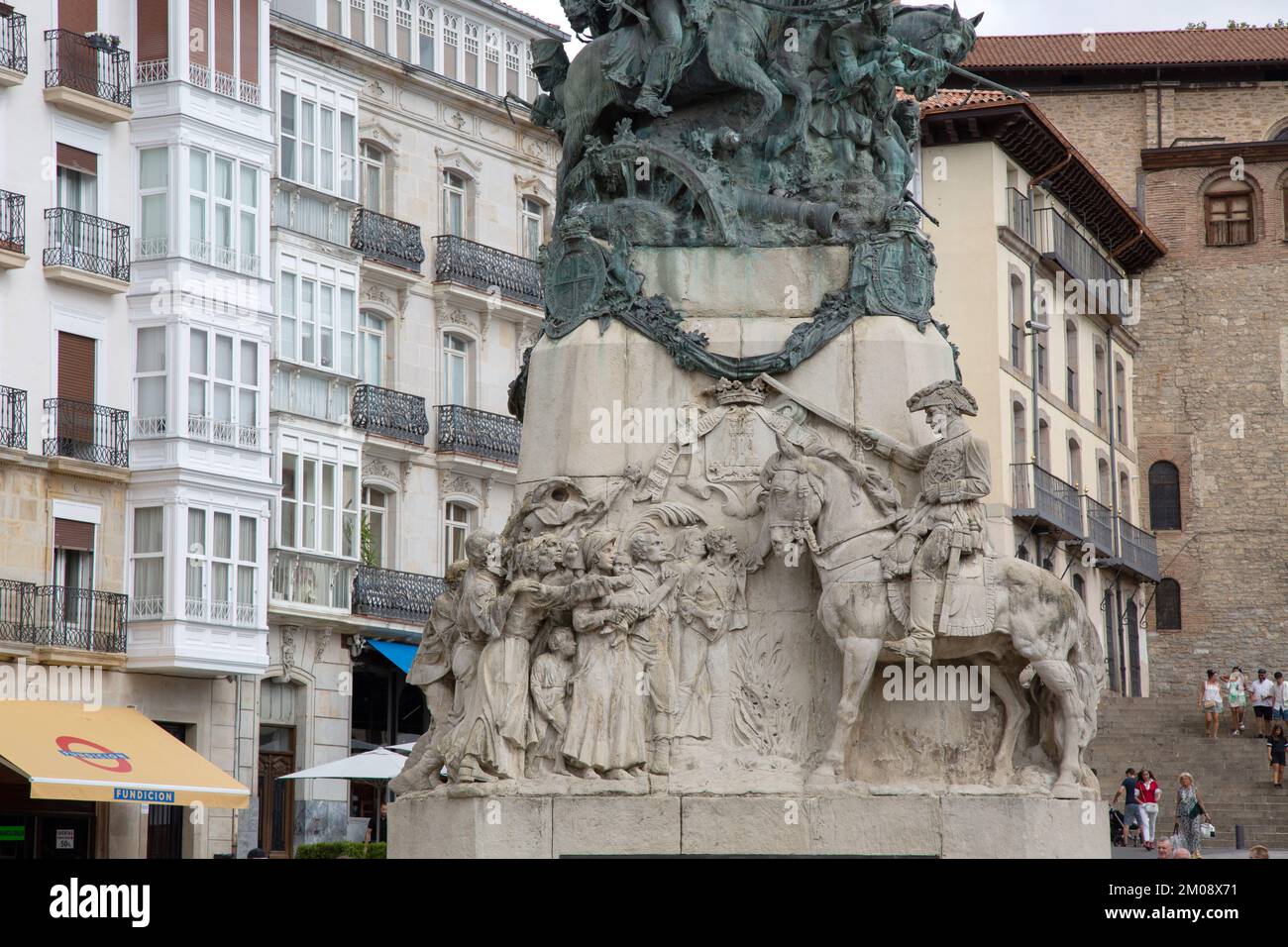 Vitoria Battle Monument; Virgen Blanca Square, Vitoria-Gasteiz; Alava ...