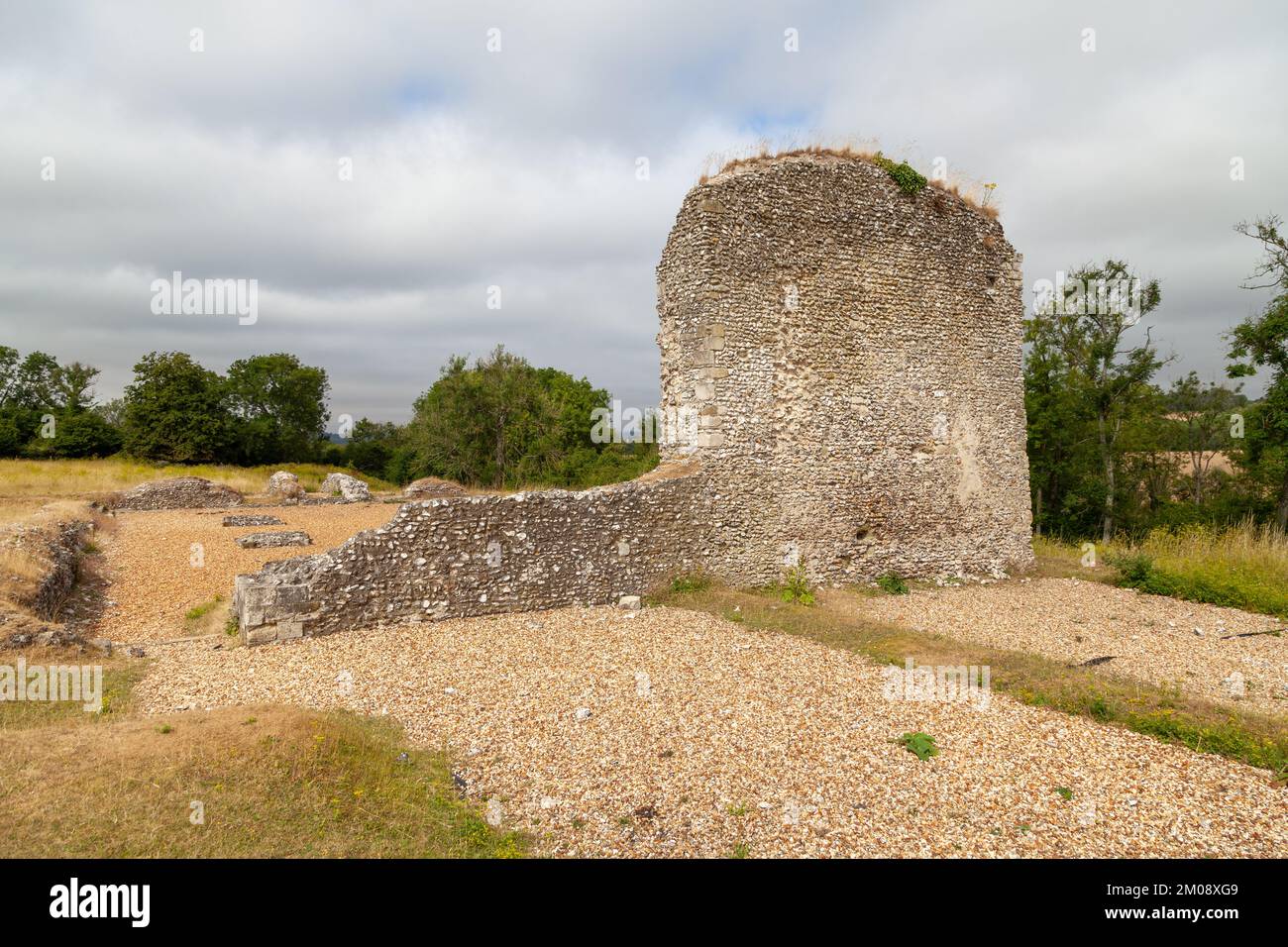 Clarendon Palace ruins near Salisbury Wiltshire UK Stock Photo - Alamy