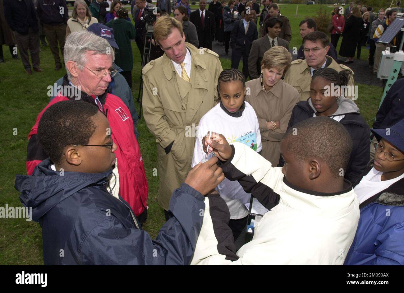 Administrator Christine Todd Whitman at Chespeake Bay Anacostia River ... Administrator Christine Todd Whitman at Chespeake Bay Anacostia River ...