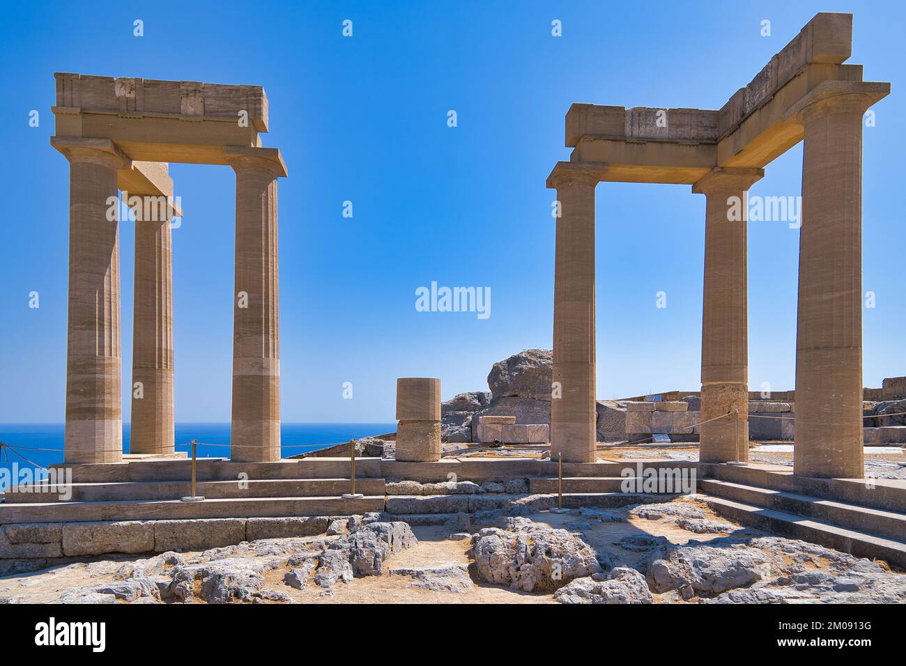 Greek Rhodes island travel locations Stock Photo - Alamy