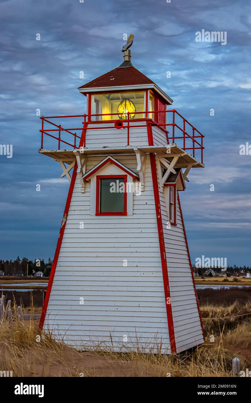 Covehead lighthouse in covehead prince hi-res stock photography and ...