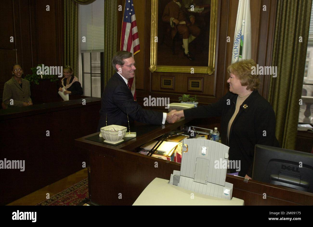 Mike Leavitt swearing-in ceremony , Environmental Protection Agency ...