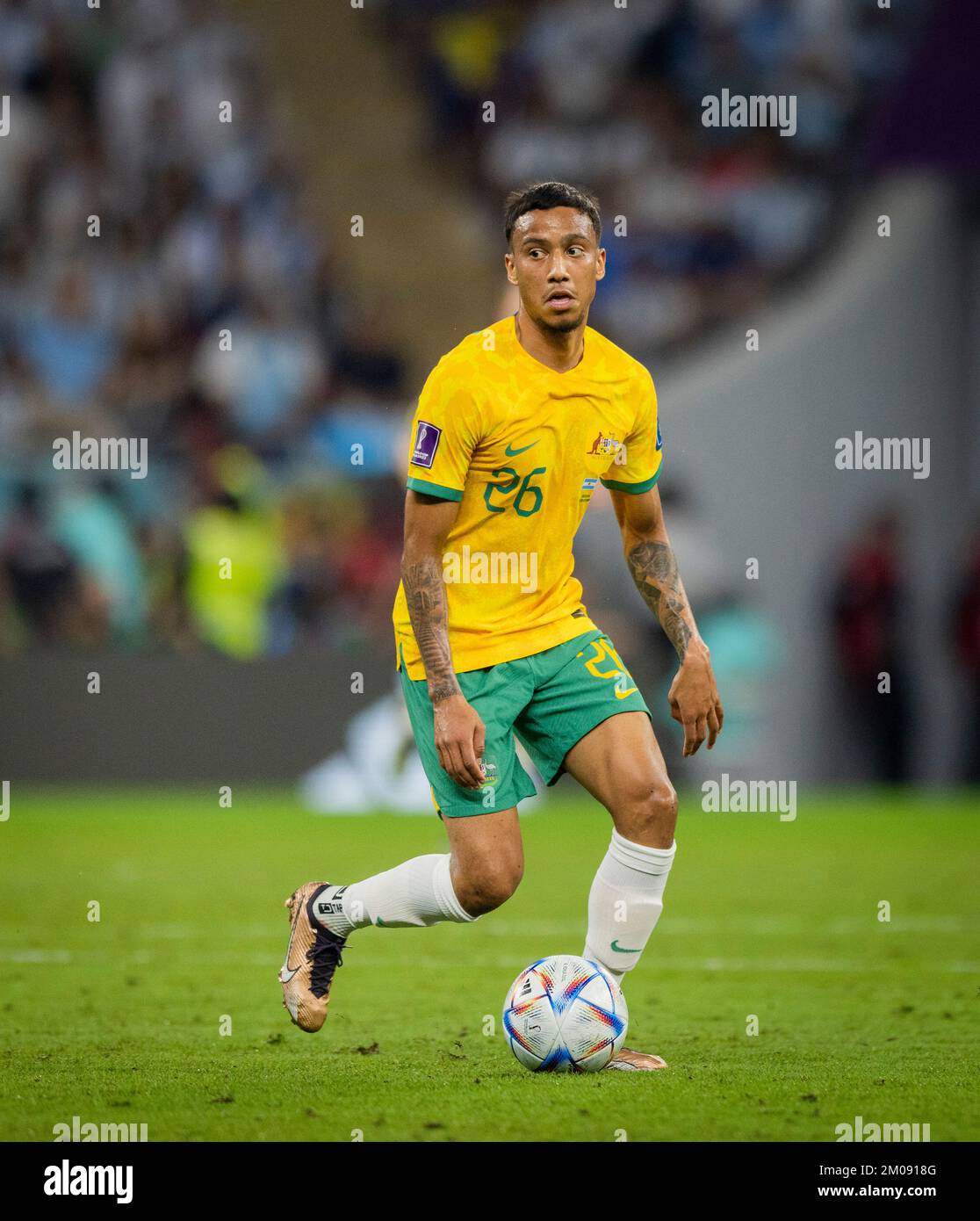 Doha, Qatar. 3rd Dec, 2022. Keanu Baccus (AUS) Argentina - Australia ...