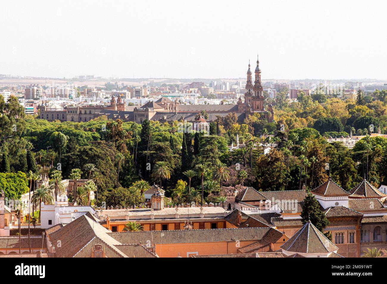 Alcazar seville aerial hi-res stock photography and images - Alamy