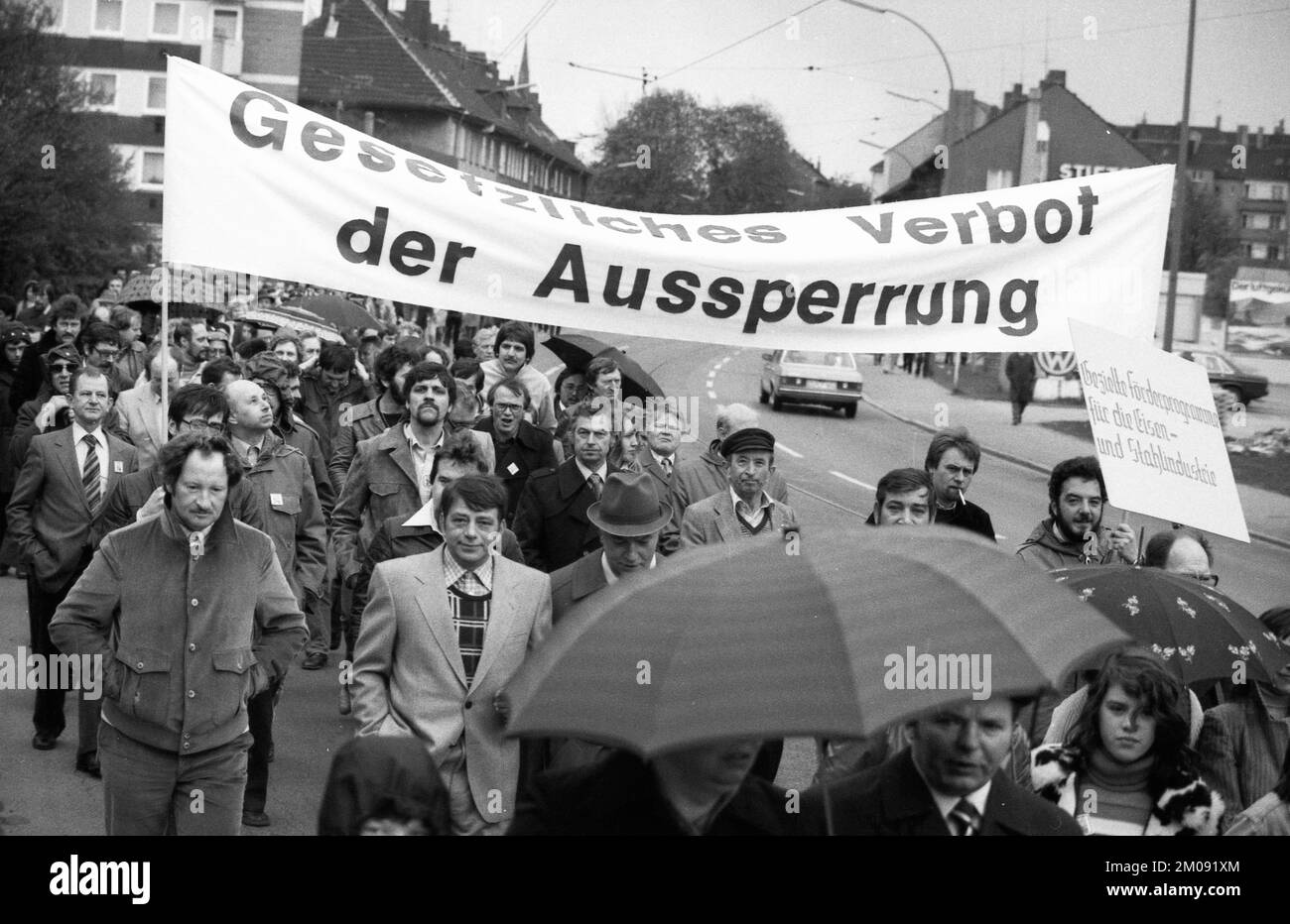 The German Trade Union Confederation (DGB) demonstration on 1 May 1979 ...