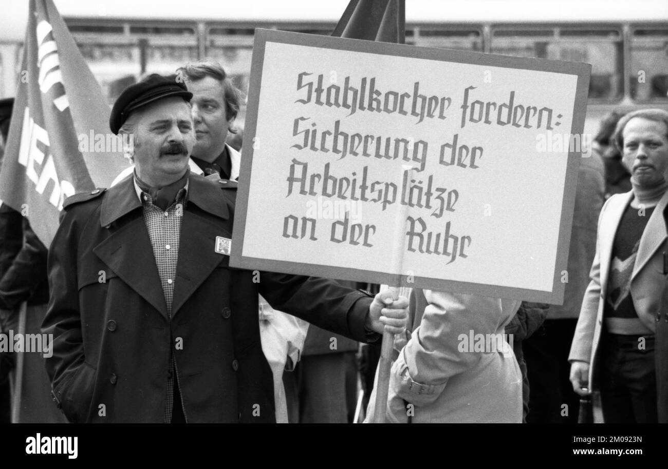 The German Trade Union Confederation (DGB) demonstration on 1 May 1979 ...