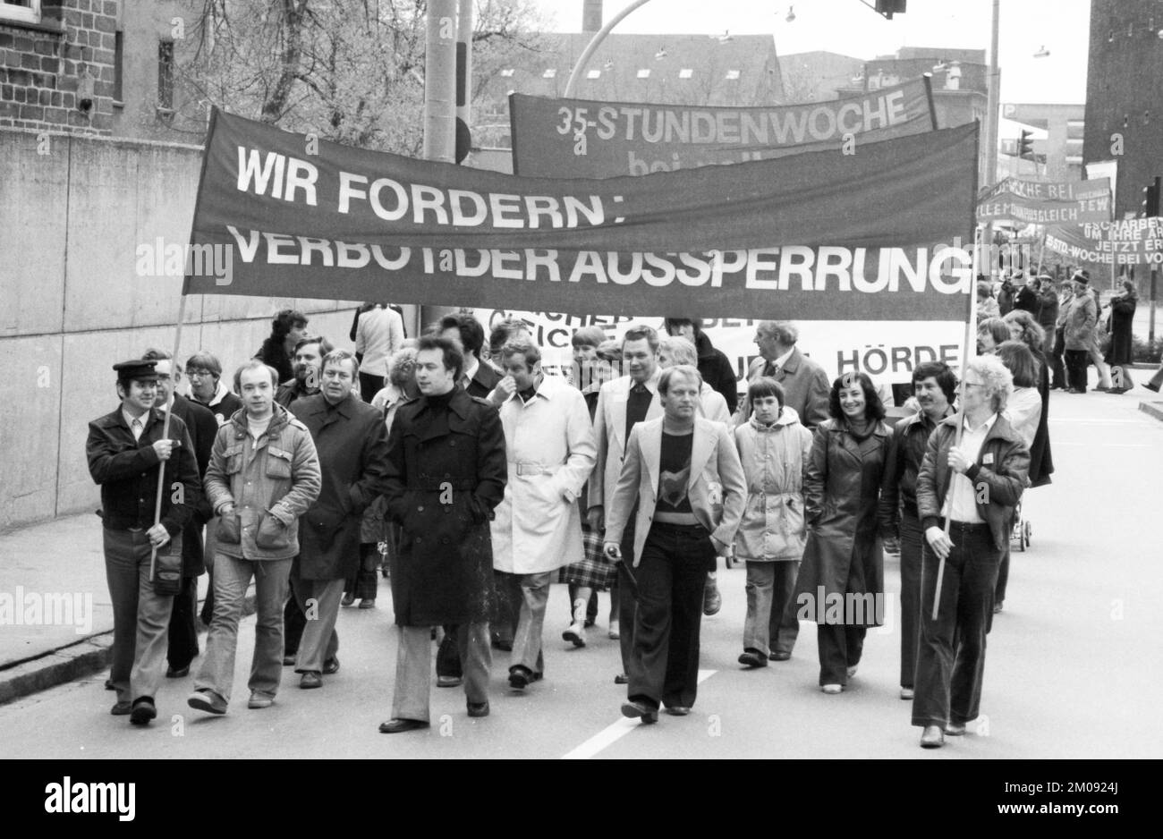 The German Trade Union Confederation (DGB) demonstration on 1 May 1979 ...