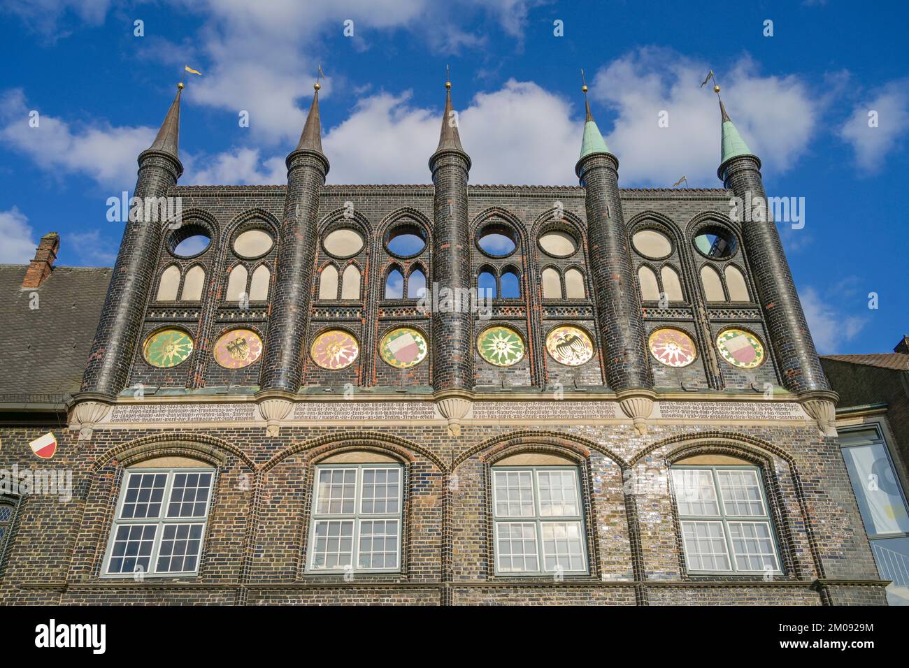 Neues Gemach, Rathaus, Markt, Lübeck, Schleswig-Holstein, Deutschland ...