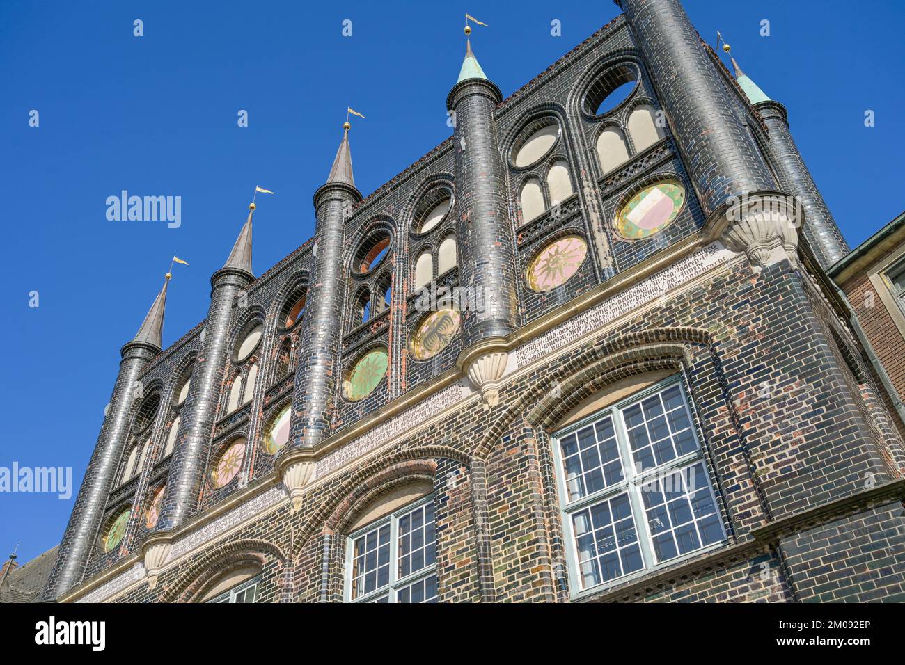 Neues Gemach, Rathaus, Markt, Lübeck, Schleswig-Holstein, Deutschland ...