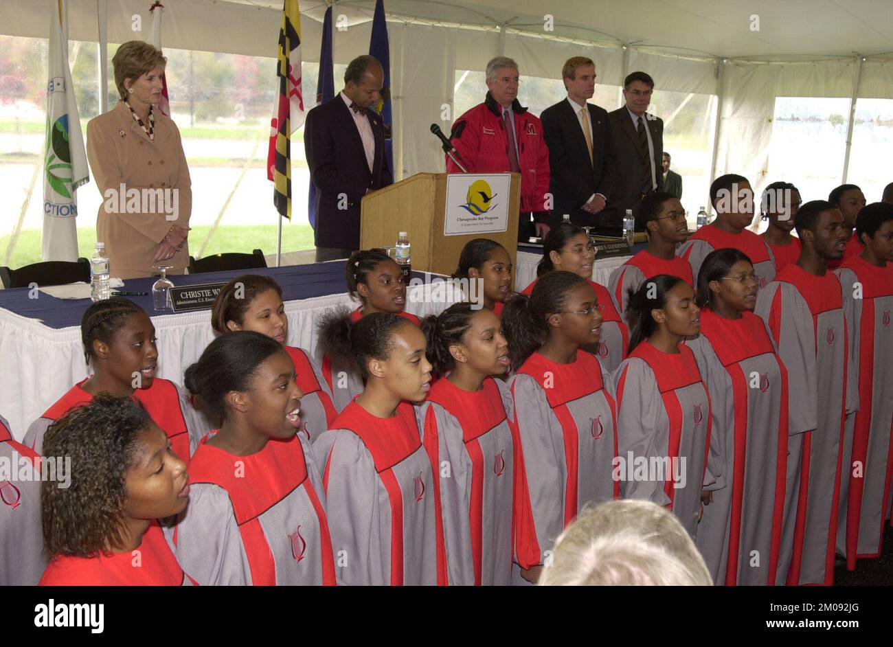 Administrator Christine Todd Whitman at Chespeake Bay Anacostia River ... Administrator Christine Todd Whitman at Chespeake Bay Anacostia River ...