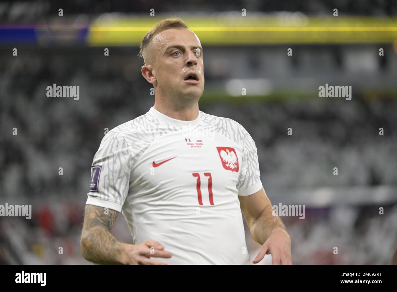 France v Poland, FIFA World Cup 2022, Round of 16, Football, Al Thumama ...