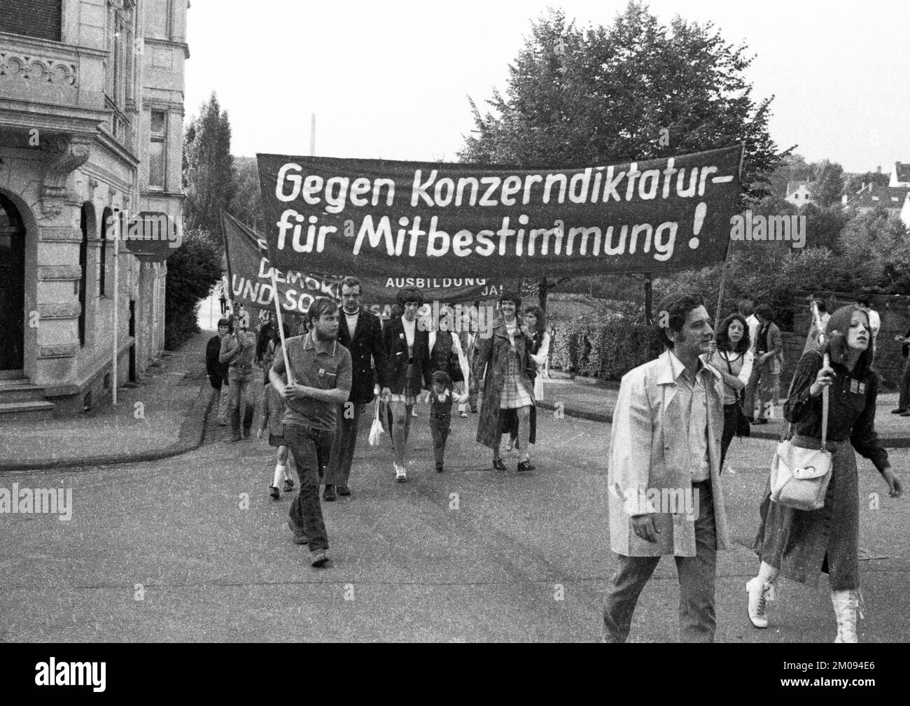With a conference and demonstration, the German Communist Party (DKP ...