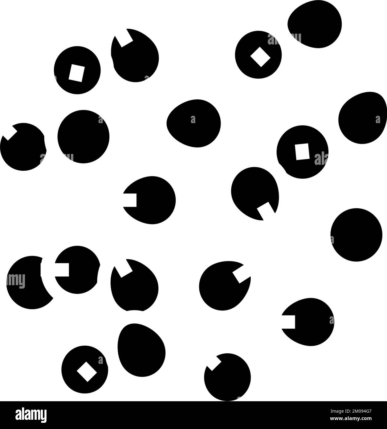 millet grain food glyph icon vector illustration Stock Vector Image ...