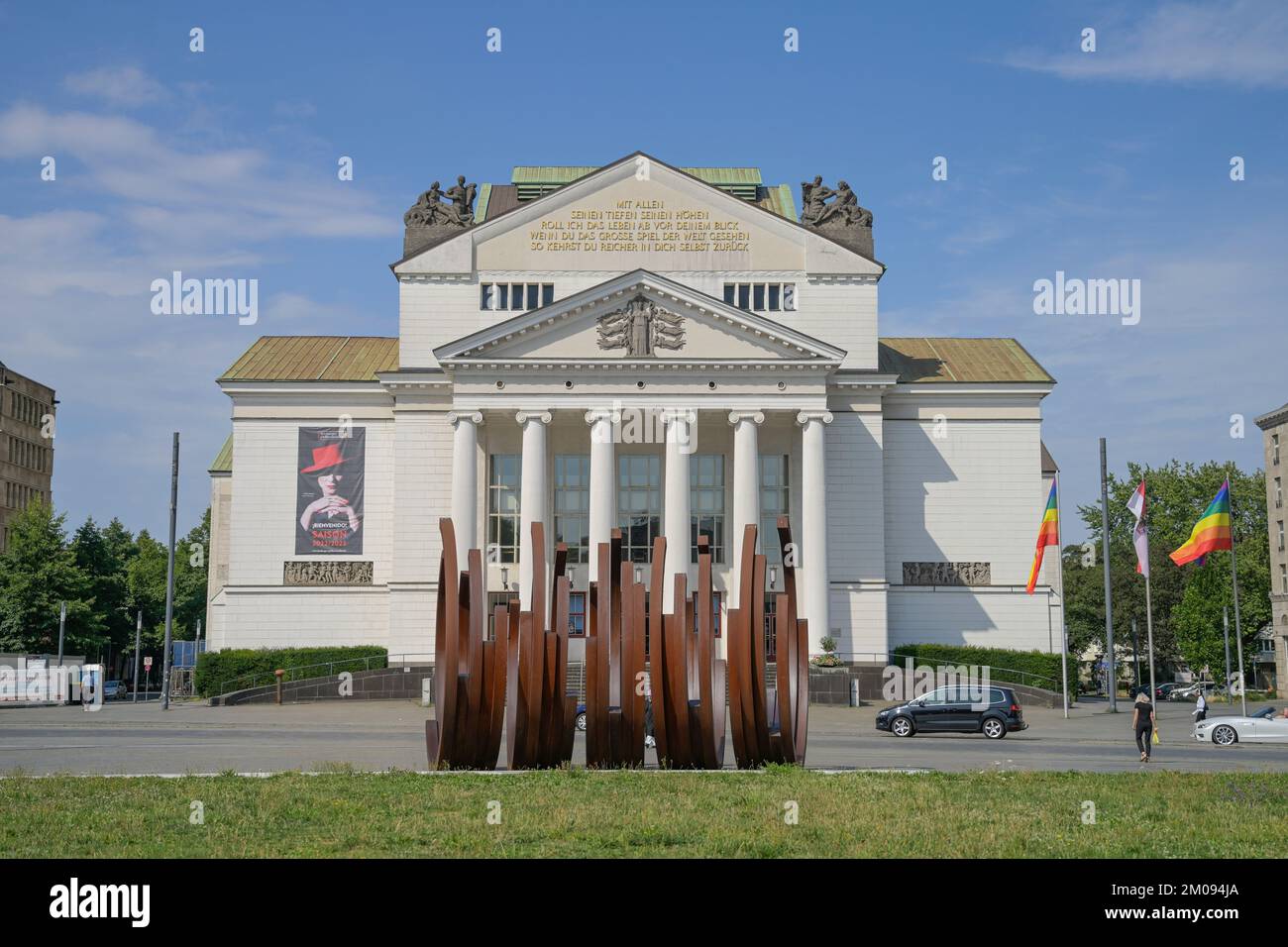 Theater Duisburg, Deutsche Oper am Rhein, Opernplatz, Neckarstraße ...