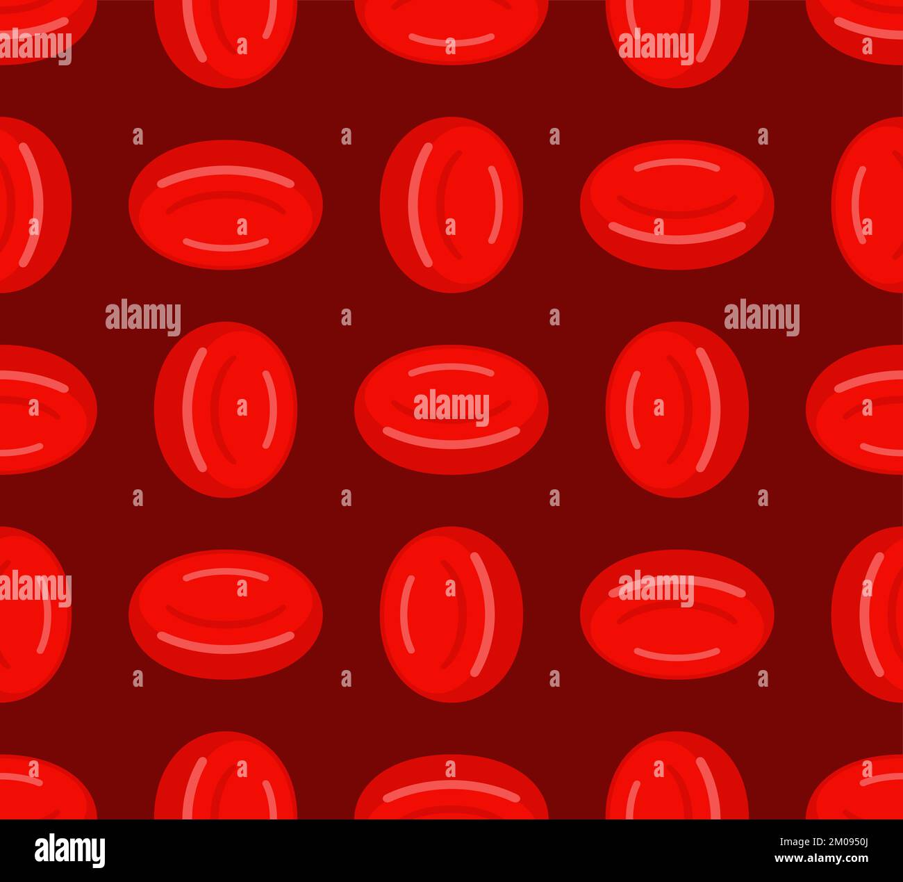 Erythrocyte pattern seamless. red blood cell background Stock Vector ...