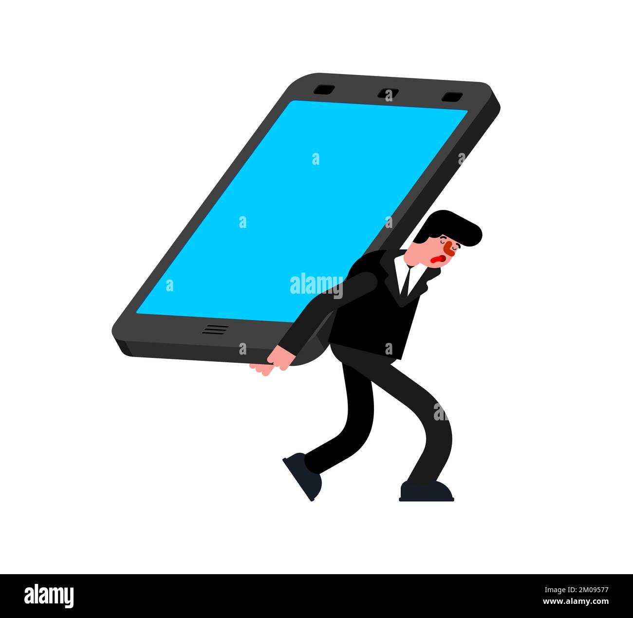 Man chained cell Stock Vector Images - Alamy