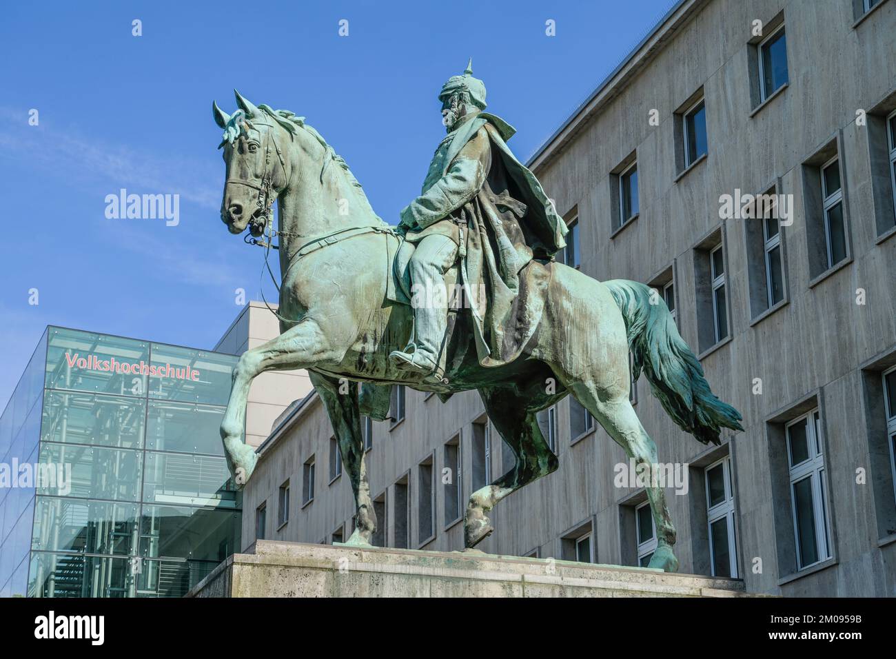 Kaiser-Wilhelm-I.-Denkmal, Kettwiger Straße, Essen, Nordrhein-Westfalen ...