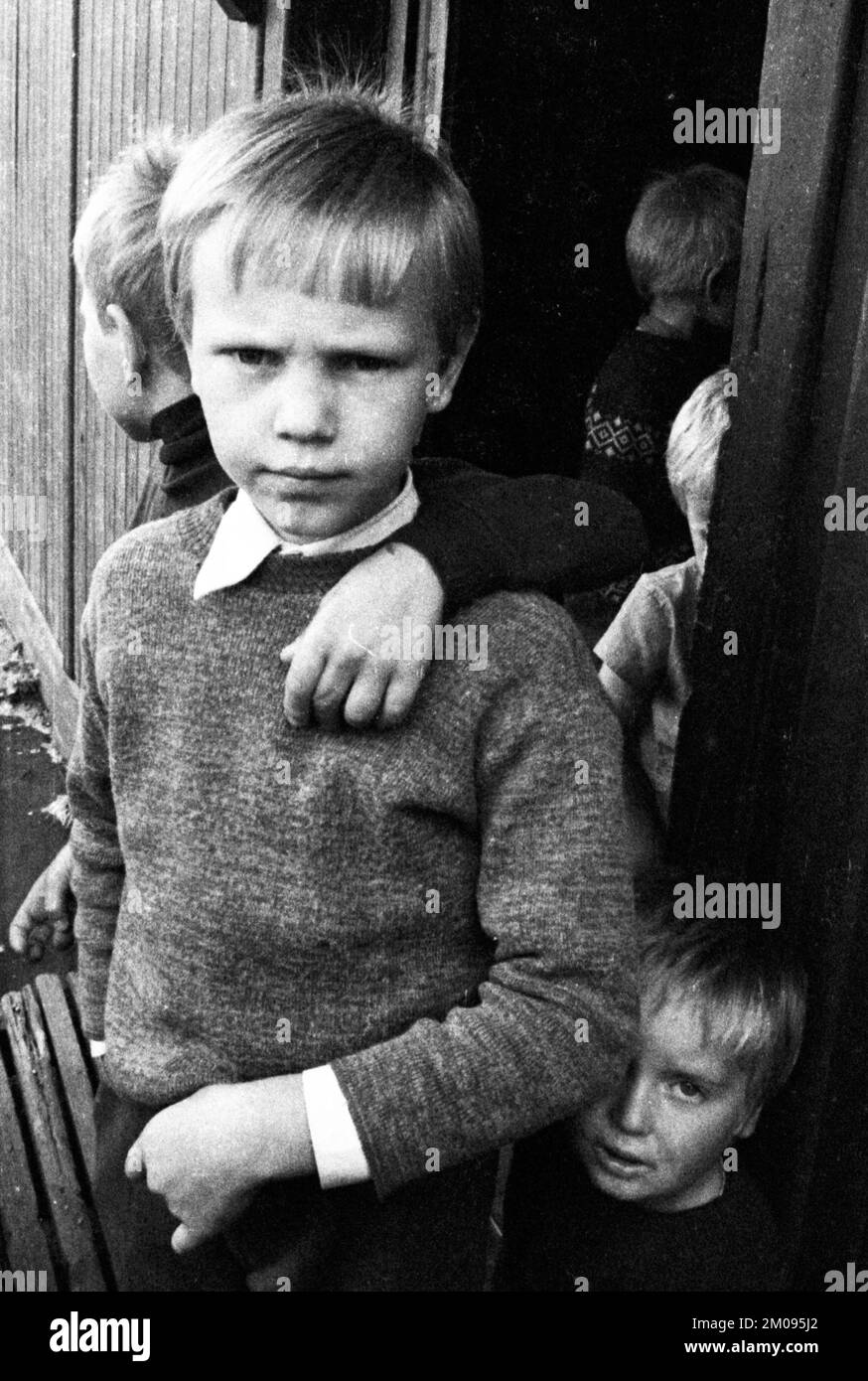 Children, large families and single parents in a homeless shelter on 28 ...