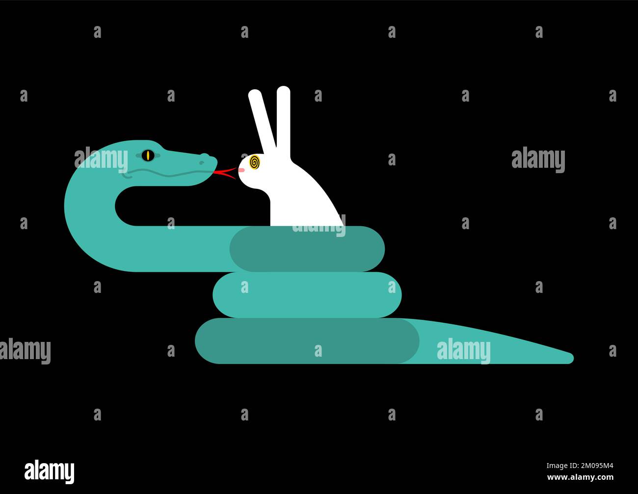 Tail wrapped around Stock Vector Images - Alamy