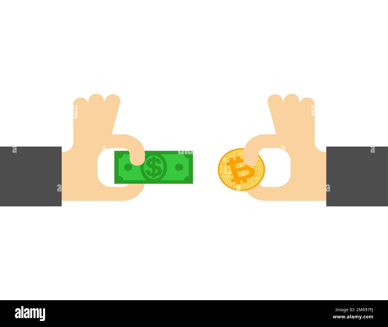 Money exchanger Stock Vector Images - Alamy
