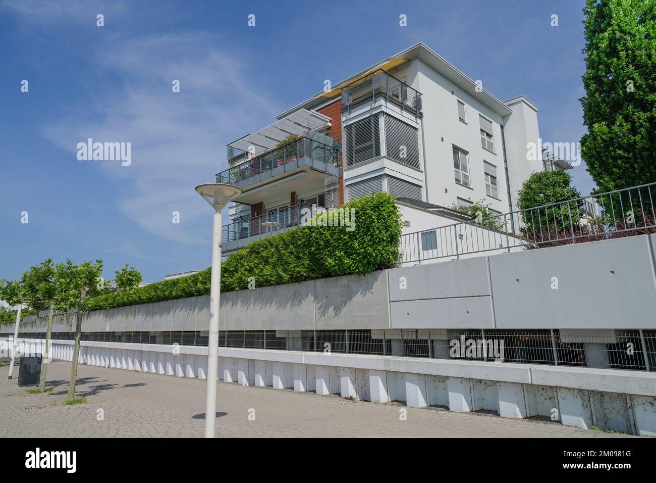 Villa, Promenade, Schierstein, Wiesbaden, Hessen, Deutschland Stock ...