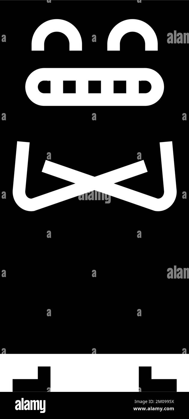 rectangle geometric shape character glyph icon vector illustration ... rectangle geometric shape character glyph icon vector illustration ...