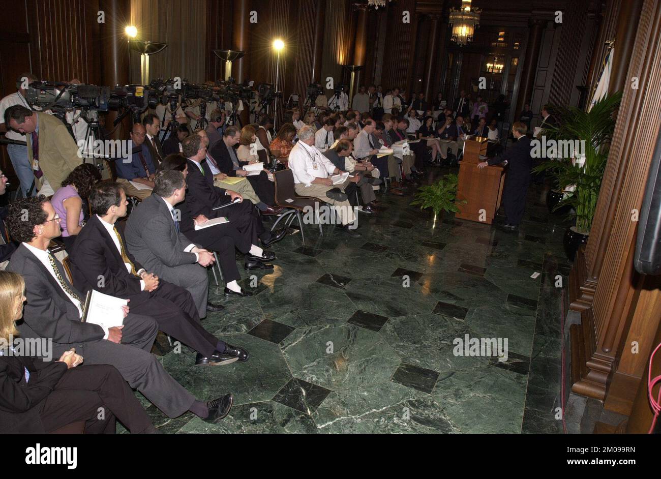 Administrator Christine Todd Whitman attends Air meeting in Green Room ...