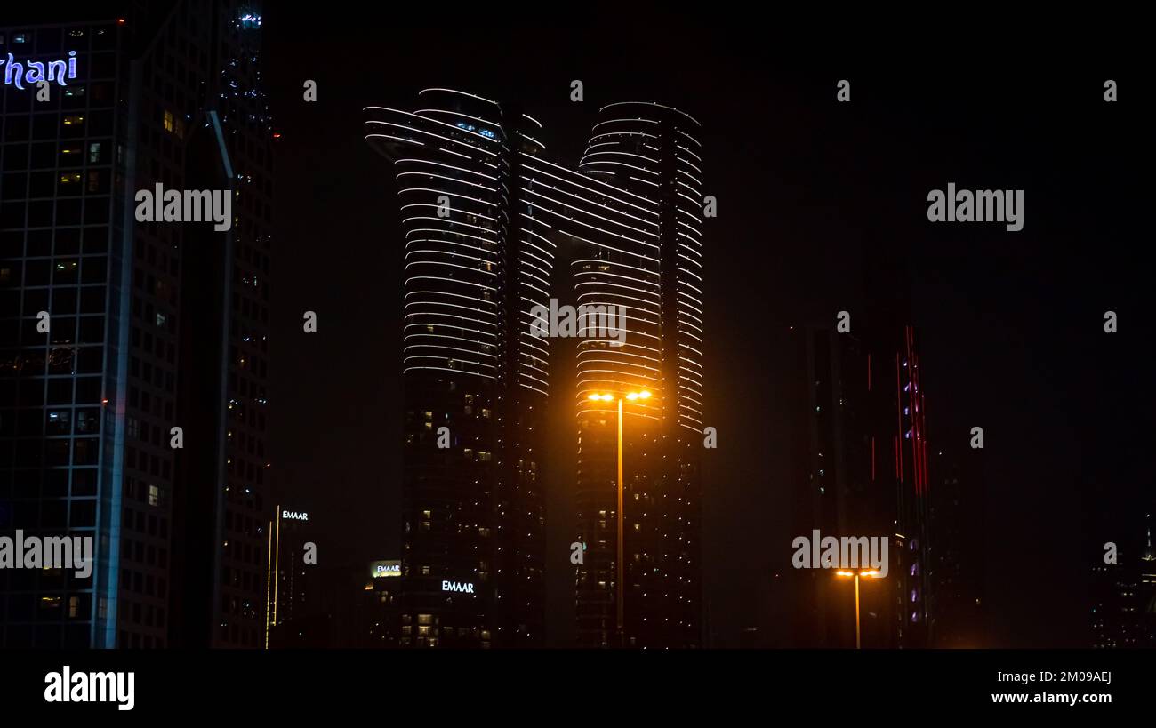 Rooftop timelapse view in evening hi-res stock photography and images ...