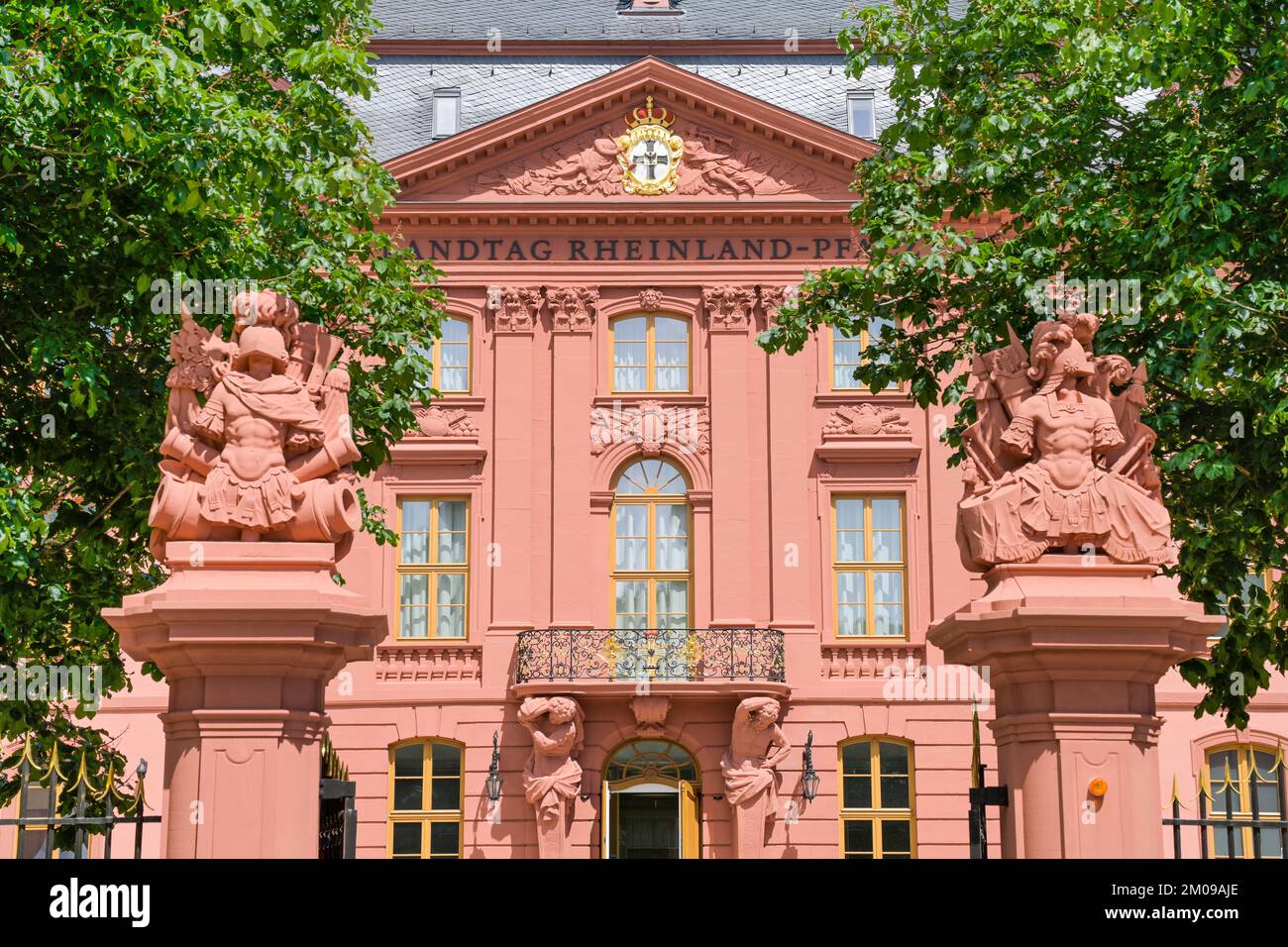 Landtag Rheinland-Pfalz, Platz der Mainzer Republik, Mainz, Rheinland ...