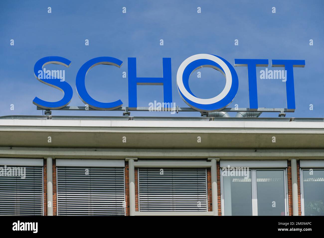 Schott AG, Hattenbergstraße, Mainz, Rheinland-Pfalz, Deutschland Stock ...